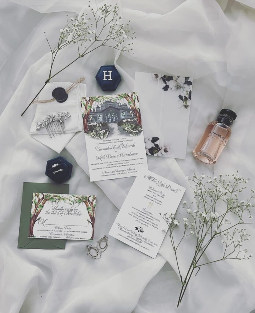 Elevate Your Wedding Invitations with Venue Sketches – The Dodeline Blog