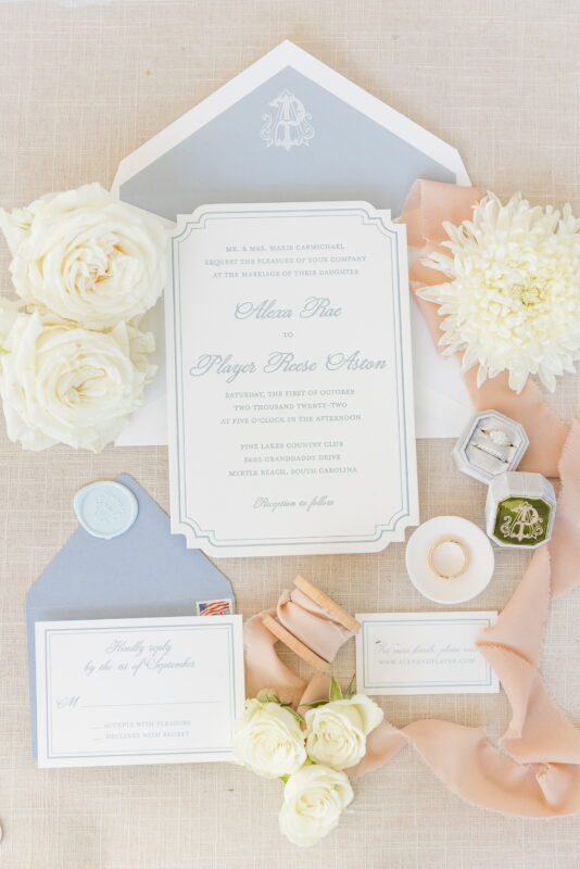 country club wedding invitation - 2025 Dodeline Design